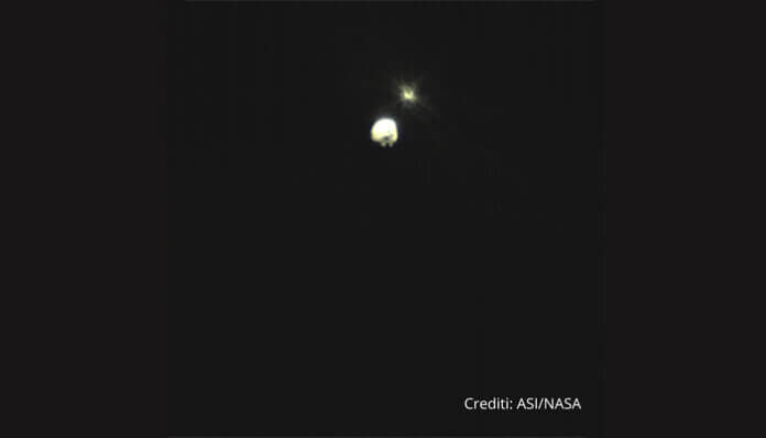 DART: dall'ASI arrivano le prime immagini dell'impatto del CubeSat italiano